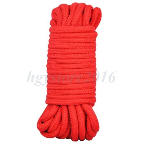 33ft/10M Thicken Cotton Hemp Rope Restraint Japanese Shibari Arm ...