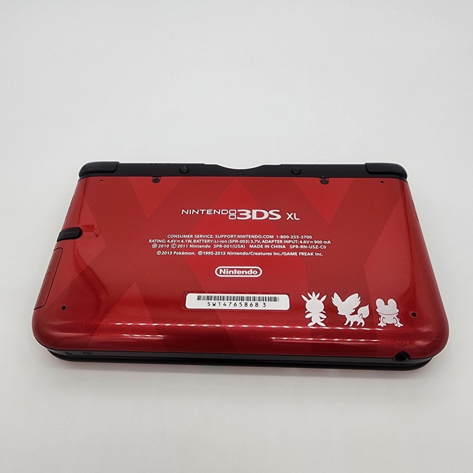 Nintendo 3DS XL Handheld System Pokémon X and Y (Red) GAMESTOP ...