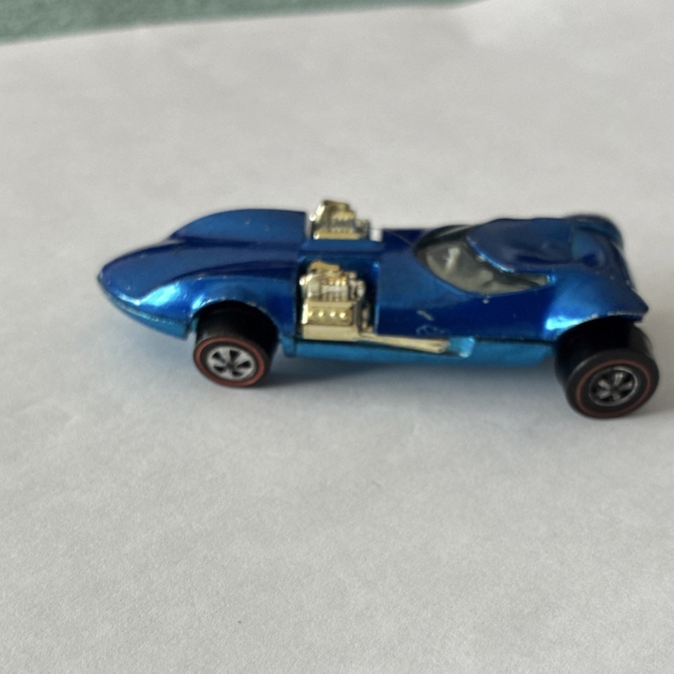 Hot Wheels Redline Twin Mill Blue Diecast Car Redlines Series 1968 US ...