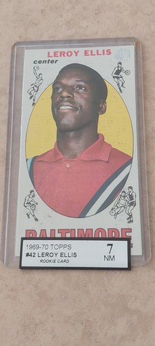 KSA 7 Leroy Ellis RC 1969-70 TOPPS NBA #42 Graded Rookie Card | eBay