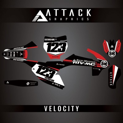 Attack Graphics Custom Velocity Complete Bike Graphics Kit For GASGAS ...