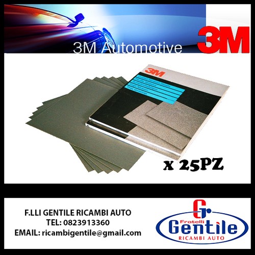 3M Water Or Dry Abrasive Sheet - Grit 220 - Pack Of 25 | eBay