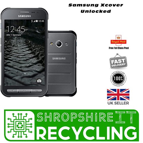 Samsung SM-G388F Galaxy Xcover 3 8gb (Unlocked) - Dark Silver (GRADE A ...