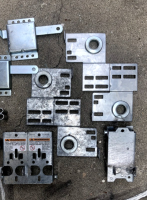 Garage Door Parts End Bearing Plates Brackets Torsion Spring Bracket ...