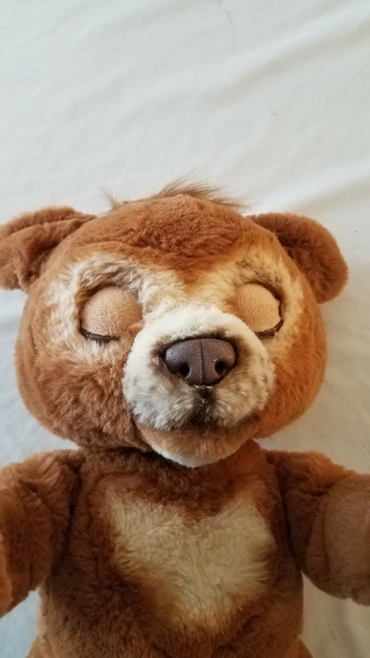 FurReal Friends Soft Brown CUBBY the Curious Teddy Bear Interactive ...