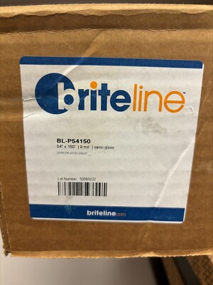 Briteline BL-P54150 54" x 150' roll Photo Paper | eBay