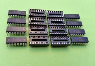 SKU0157 Sinclair ZX Spectrum 4116 Lower RAM Chips x 8 and 8 DIL Sockets ...