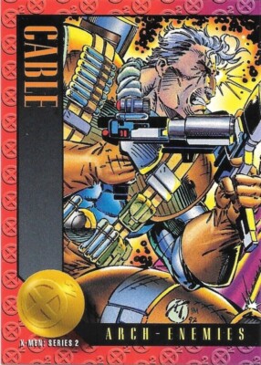 1993 Skybox Marvel X-Men Series 2 Cable Vs. Stryfe #43 Near Mint DNA ...