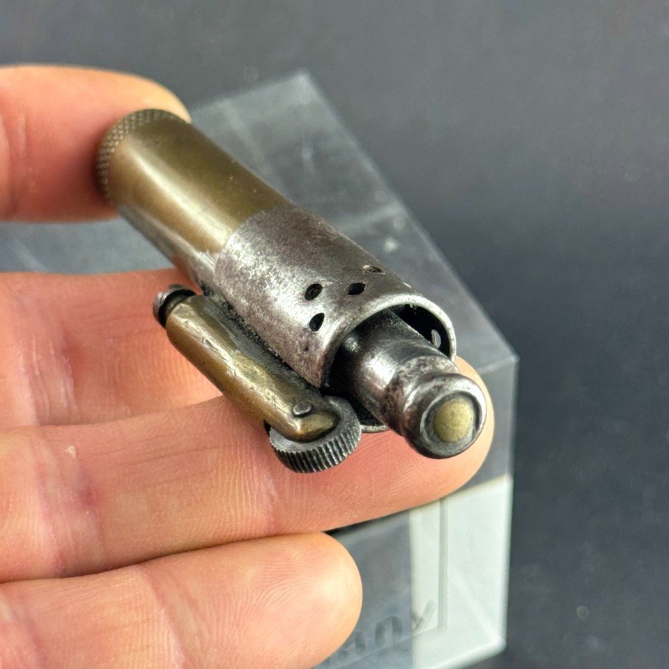 rare vintage antique TRENCH LIGHTER shell bullet war army zippo BRASS ...