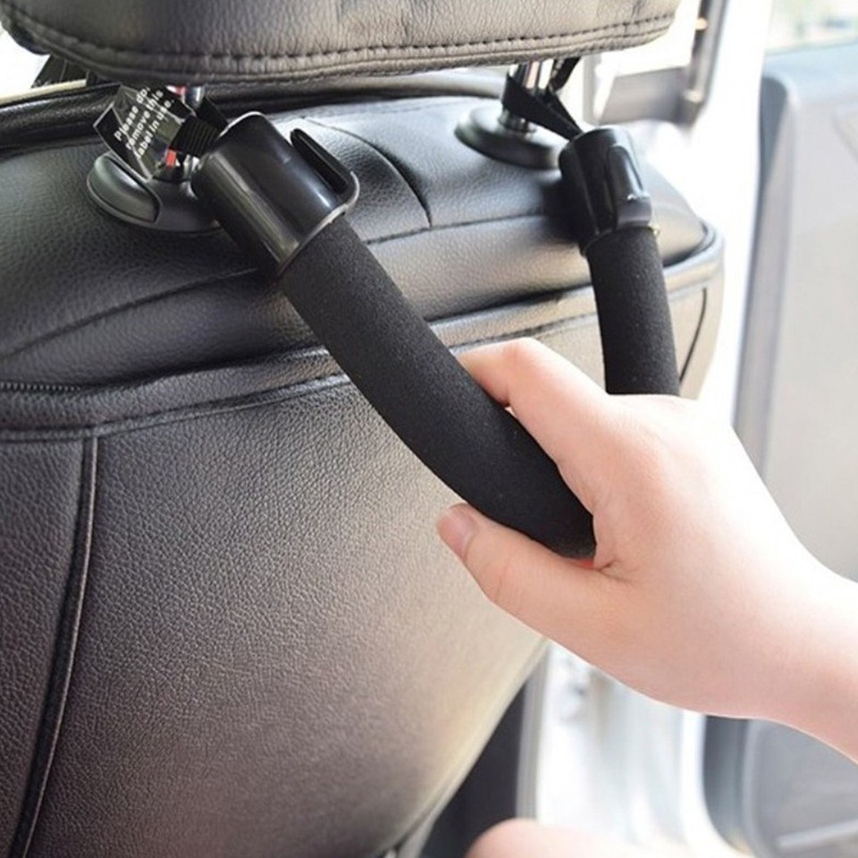 2 Pieces Car Safety Equipment Headrest Grab Handles Hooks Assist | eBay UK