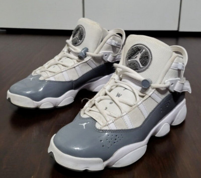 Nike Boys Air Jordan 6 Rings Gray (Size 6Y) Sneaker Shoes 323419-121 | eBay