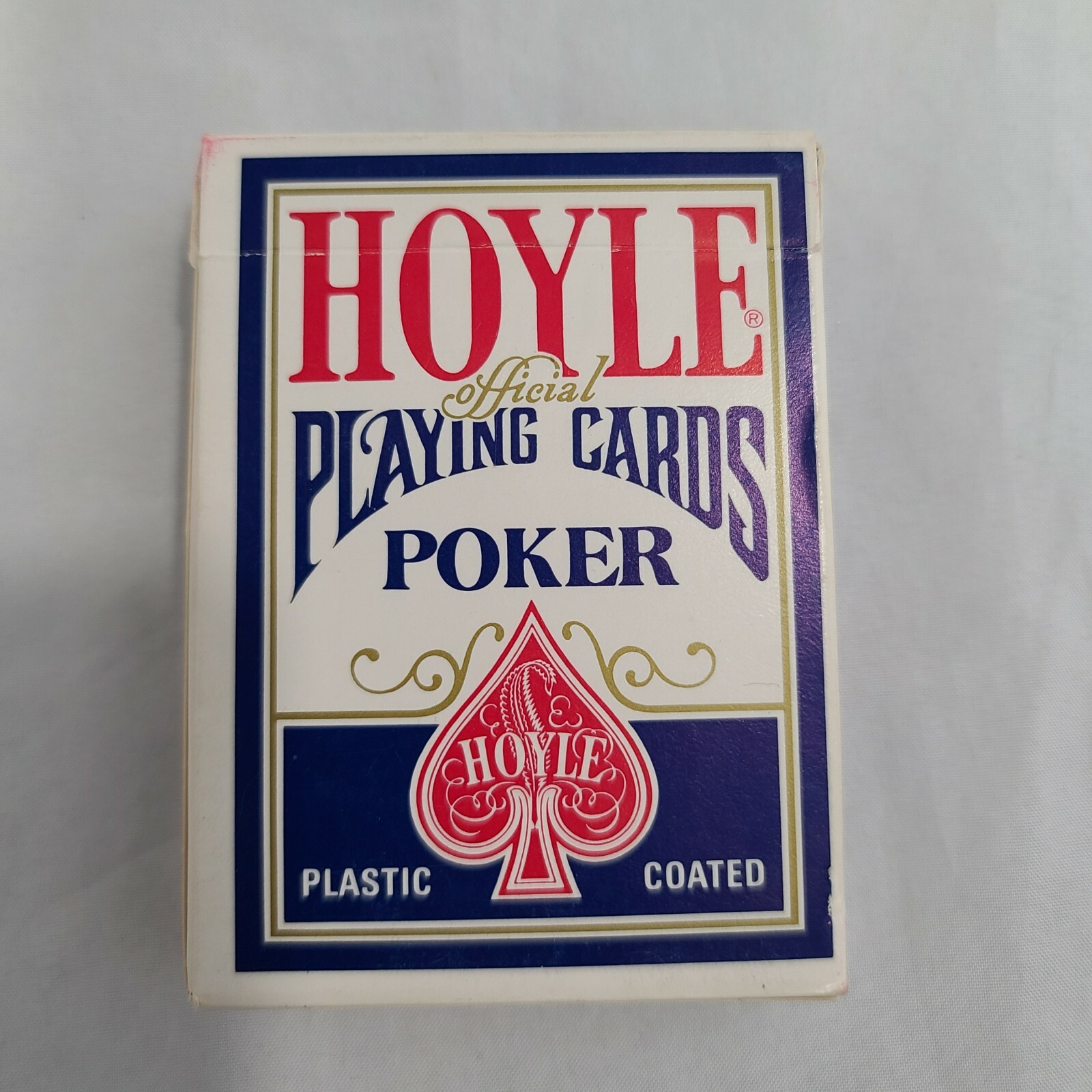 HOYLE Playing Cards Poker Plastic Coated USA VTG played with | eBay