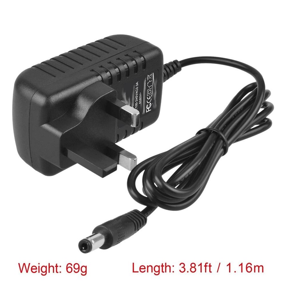 Power Supply for Halfords 6-in-1 Jump Starter Pack - UK 15V AC Adaptor ...