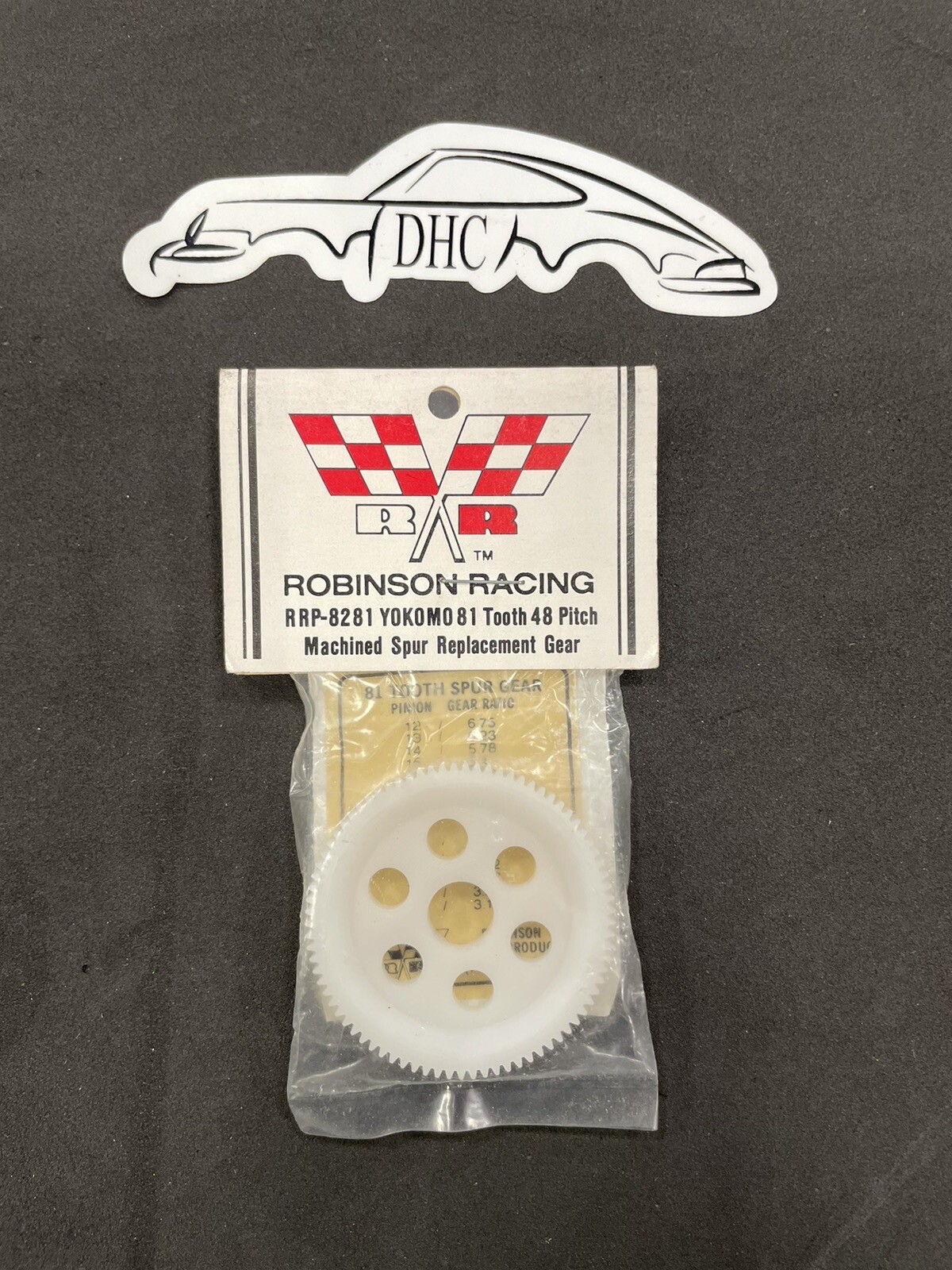 RRP Robinson Racing Vintage RC Car Part #8281 Machined 48P Spur Gear ...