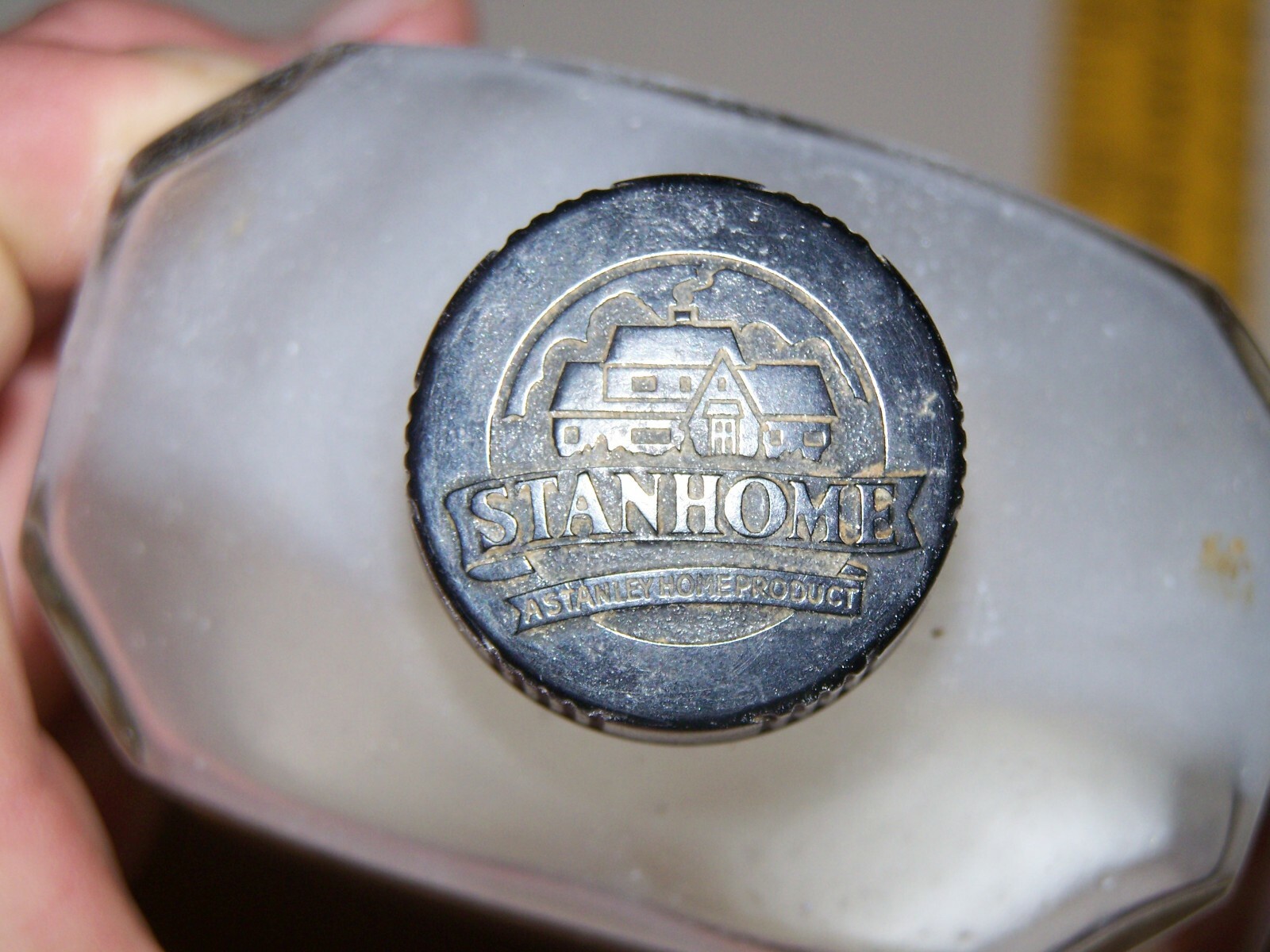 Vintage Stanhome Cool-A-Ped Foot Lotion Art Deco Style Bottle Bakelite ...