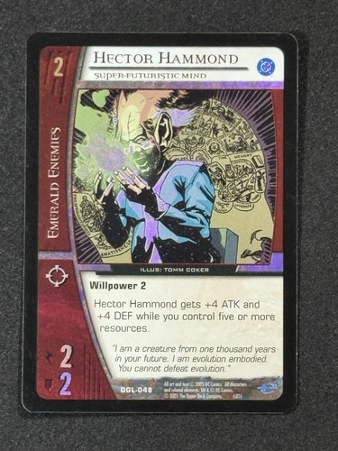 2005 VS System DC Hector Hammond #DGL-048 | eBay
