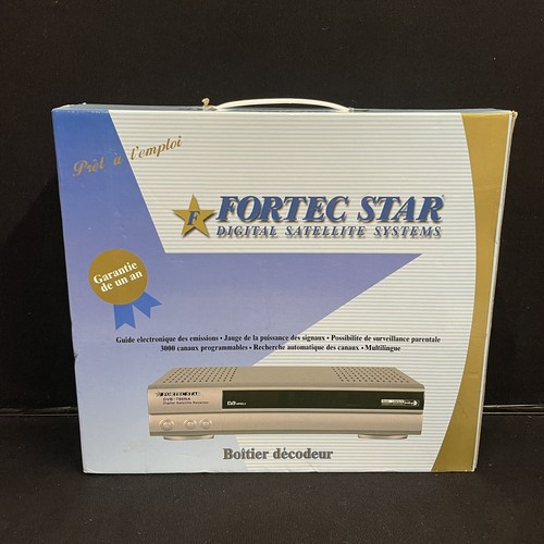 Fortec Star Digital Satellite Systems Set Top Box Model DVB-786NA Brand ...