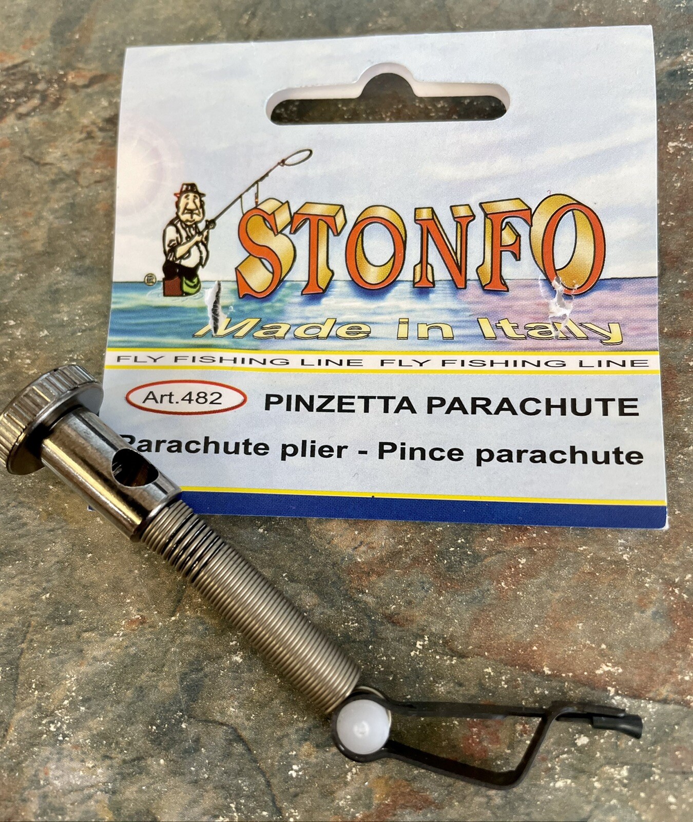 STONFO PARACHUTE PLIERS / EXTENDED BODY TOOL. ATTACHES TO BOBBIN REST ...