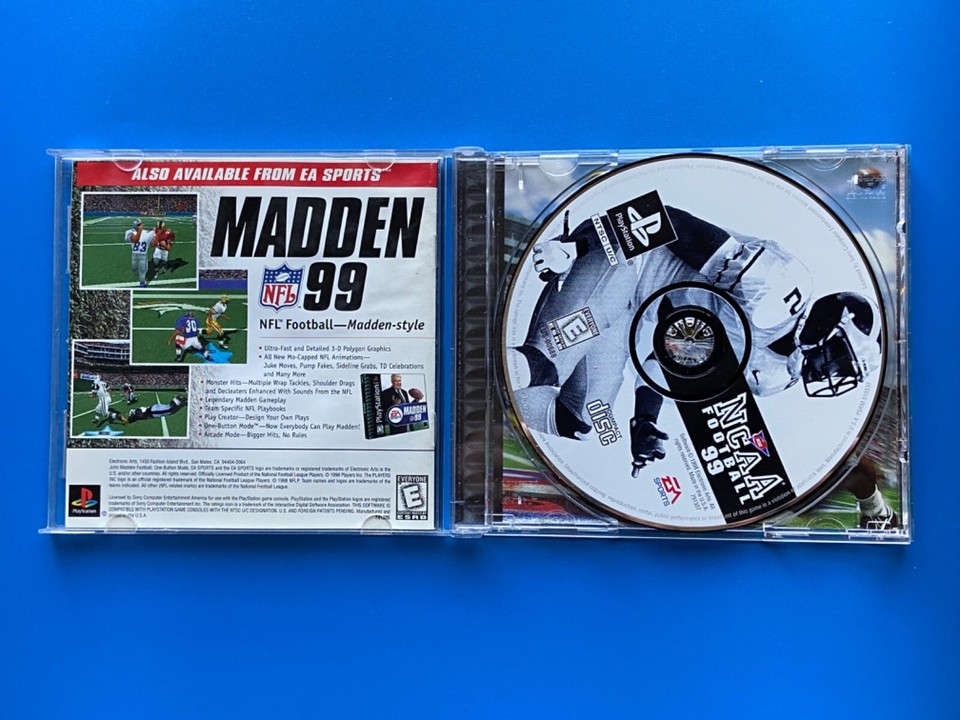 NCAA Football 99 PS1 -Complete G Tested 14633079135 | eBay