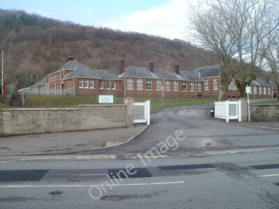 Photo 6x4 Entrance to Llangatwg Community School Neath/Castell-Nedd The ...