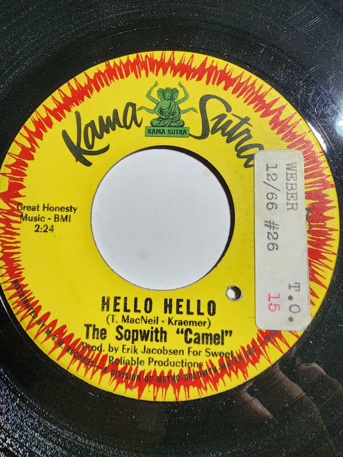 THE SOPWITH CAMEL HELLO HELLO / TREADIN 45RPM VG F348 | eBay