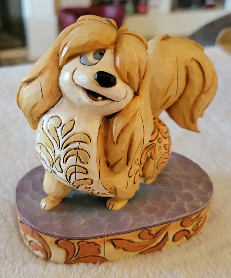 Jim Shore Disney Showcase Lady and the Tramp Peg Flirtatious Peg Figure ...