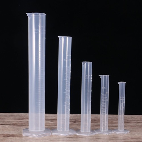 5 Pcs Measurement Tool Plastic Tape Measuring Cylinder Science Lab ...