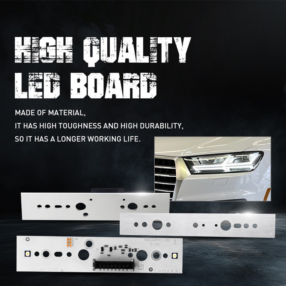 4-40X DRL LED Boards For 2017-2019 Audi Q7 Headlight Turn Signal Chip ...