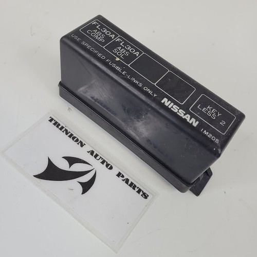 1996-1999 Nissan D21 Hardbody Under Hood Fuse Relay Box Cover Lid Black ...