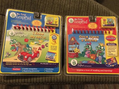MY FIRST LEAP PAD Educational Book & Cartridge: I Know My ABC's, Once ...