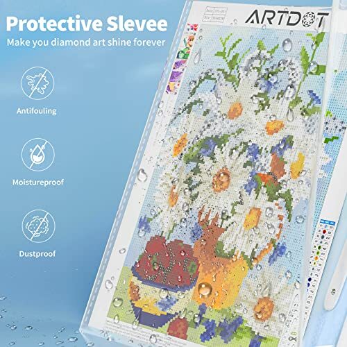 A3 Storage Book for Diamond Painting Kits Art Portfolio Folder with 30 ...