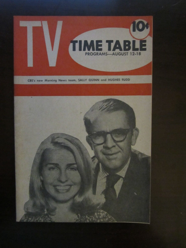 TV Guide Time Table Regional Magazine August 1973 Sally Quinn Hughes ...