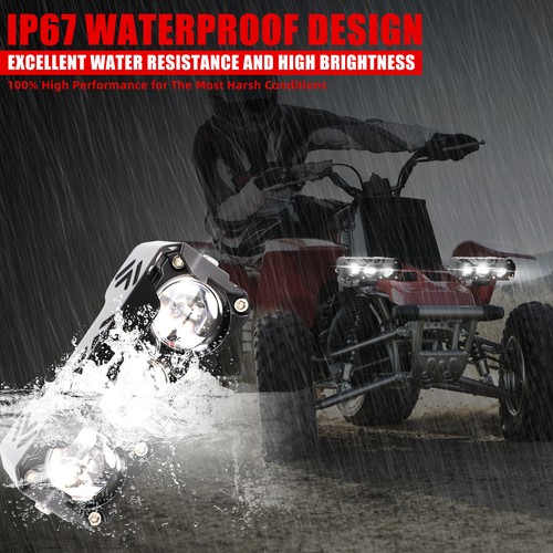 For Yamaha Banshee 350 Pair Led Headlight Light Bulbs Kit YFZ350 2002 ...