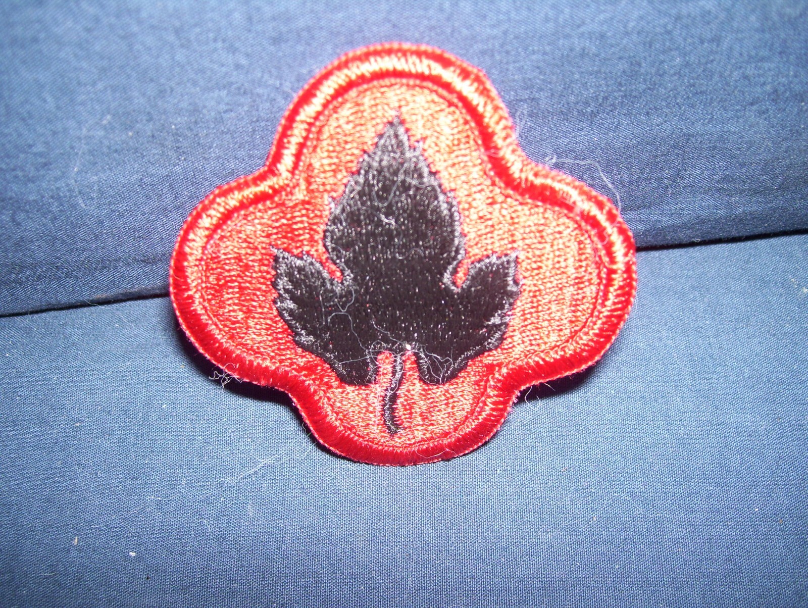 U.S. Army 43rd Infantry Red and Black Patch New | eBay