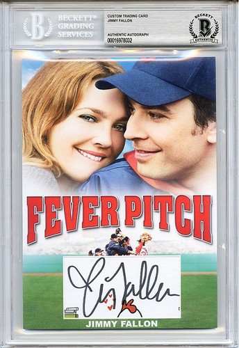 JIMMY FALLON -FEVER PITCH- Beckett Signed/Autograph/Auto 5x7 Baseball ...