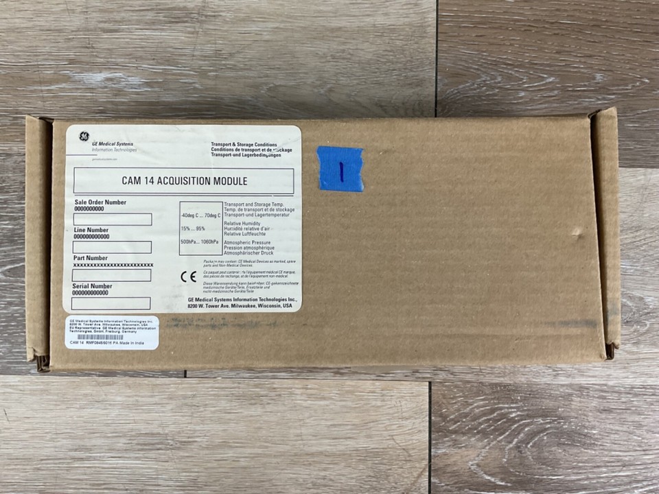 GE CAM 14 900995-003 GE MEDICAL EKG Acquisition Module MAC 5000 5500 w ...