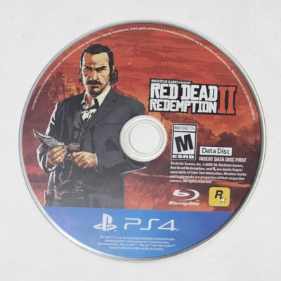 Red Dead Redemption II 2 Sony Playstation 4 PS4 Video Game 2018 Disc ...
