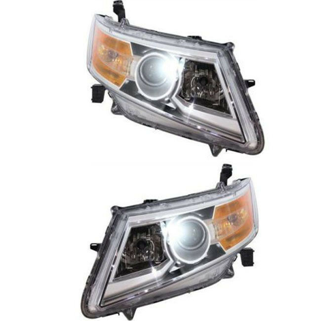 New Set Of 2 Halogen Head Lamp Assembly Left & Right Side Fits Honda ...