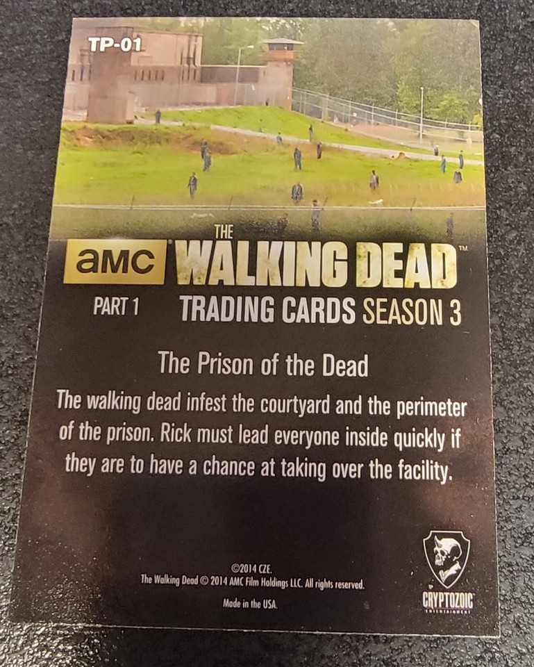 2014 Cryptozoic The Walking Dead Prison of the Dead Rick TP-01 Card | eBay