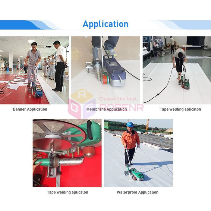 2600W Automatic TPO Waterproofing Membrane PVC Roofing Hot Air Welding ...