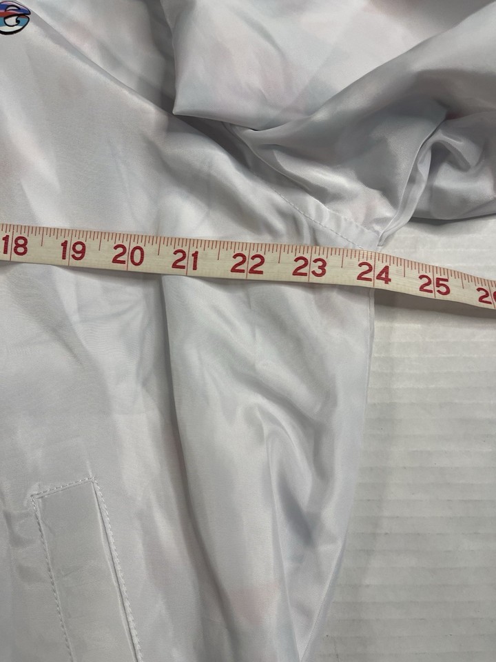 Men's Staple Pigeon Lenox Reversible Jacket White Blue XL | eBay