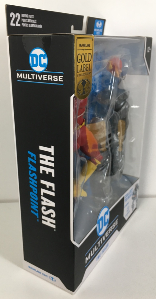 THE FLASH (FLASHPOINT) MCFARLANE DC MULTIVERSE GOLD LABEL CYBORG BAF ...