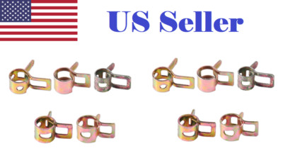 10 PCs 5mm 6mm 7mm 8mm 9mm Spring Band Clip Fuel Oil Silicone Vacuum ...