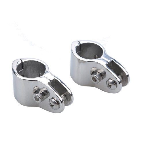 Boat Bimini Top Hinged Jaw Slide Rail Mount 316 Stainless Steel Marine ...