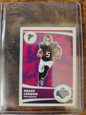 2022 Panini NFL Sticker & Card Collection Drake London NFL Draft RC ...