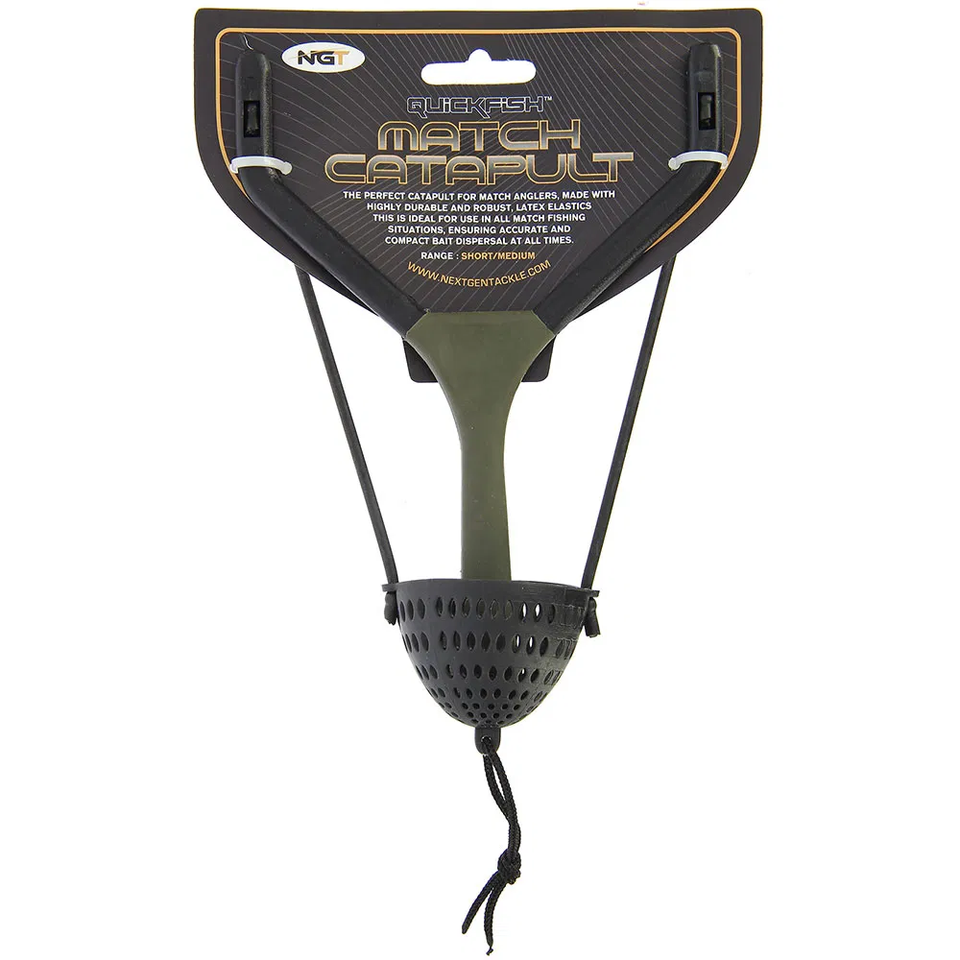 NGT Match Fishing Catapult For Boilies Pellets Maggots Ground Bait ...