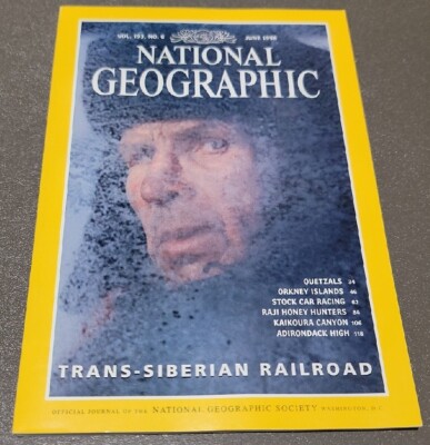 National Geographic Magazine June 1998 Trans-Siberian Railroad | eBay