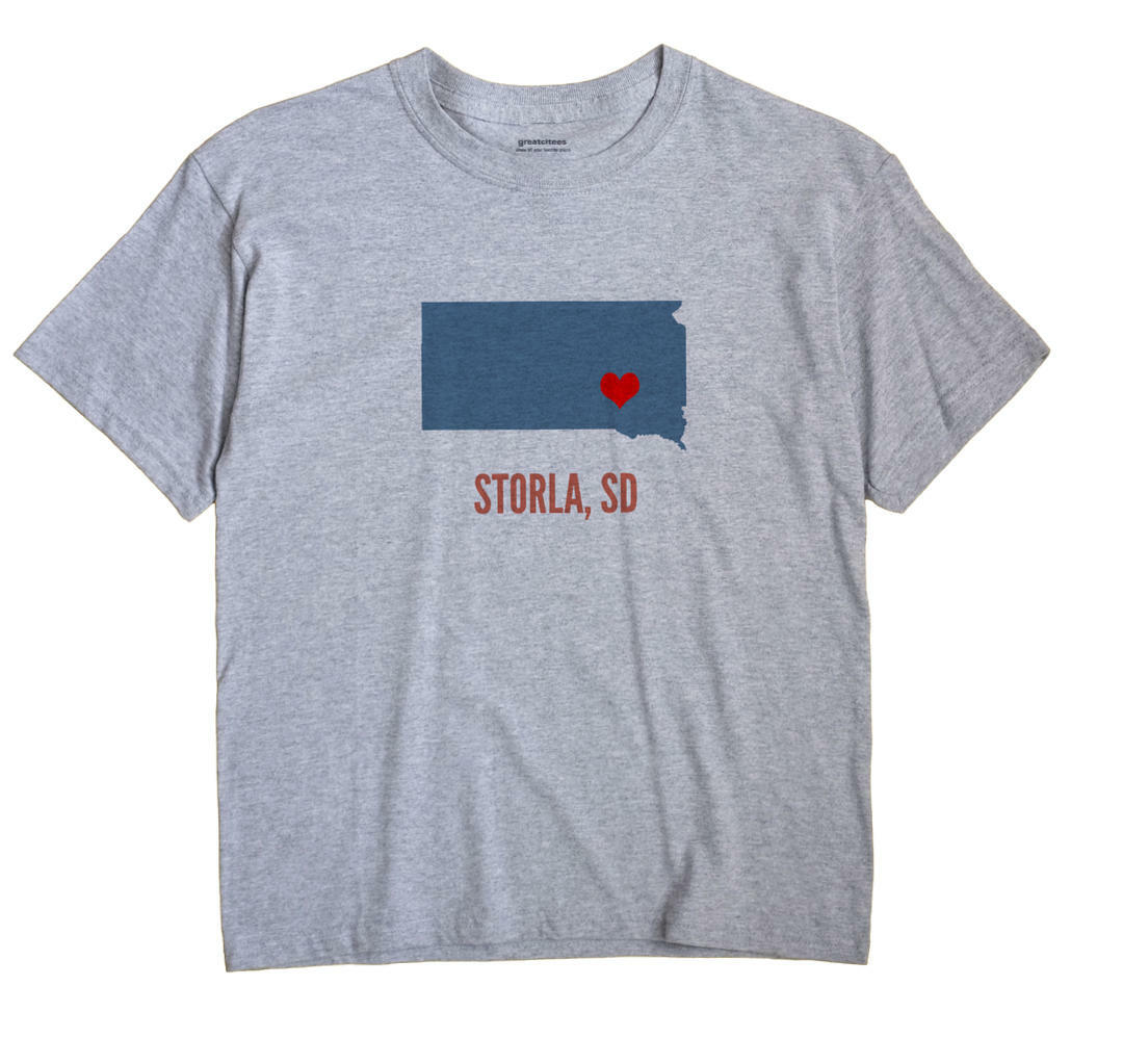 Storla South Dakota SD T-Shirt HEART | eBay