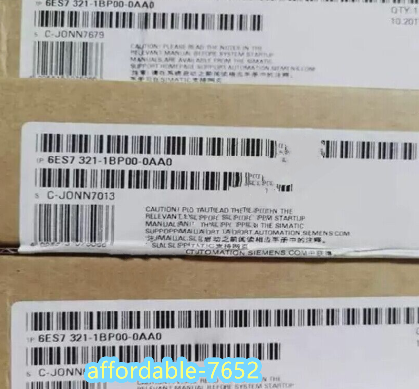 Siemens 6ES7321-1BP00-0AA0 Digital PLC Input Module for sale online | eBay