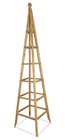 Woodside Wooden Garden Obelisk Pyramid Plant Support Trellis Climbing ...